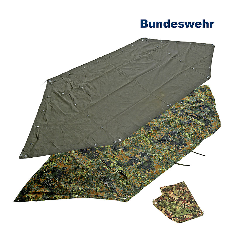 BW Zeltbahn f. Zweimannzelt B | 000 | BW-flecktarn | 460400-22-000