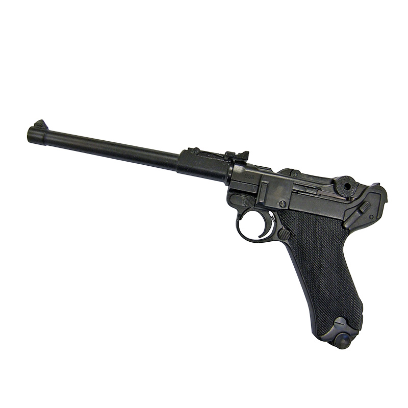 Modellwaffe Pistole Luger P08, langer Lauf A | 94212-08-000