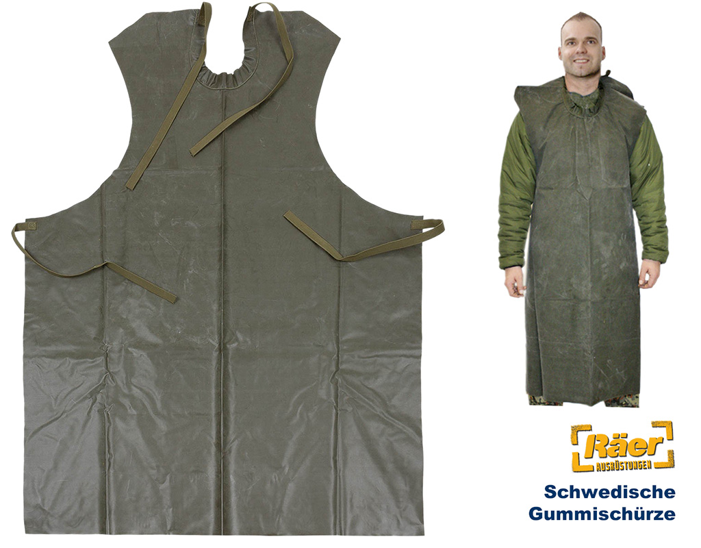 Schwedische Gummischürze A B Oliv One Size 246070 01 000