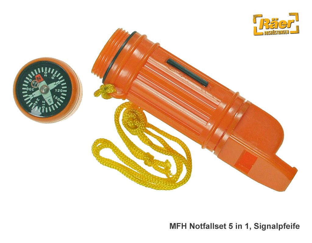 MFH Signalpfeife, Notfallset 5 in 1 A | 67962-93-000