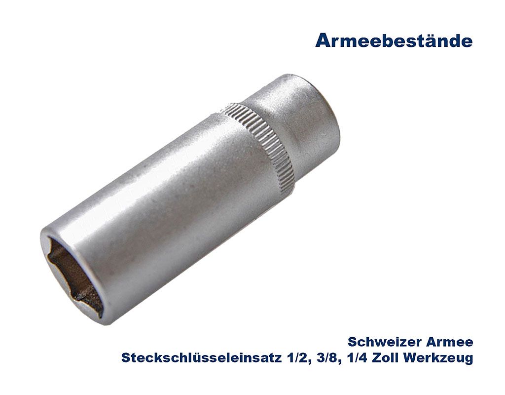 Steckschlüssel-Einsatz, (Nuß) B | steingrau-oliv | 1/2 Zoll-Werkzeug, 13/16 " = 20,6 mm | 71334 ...