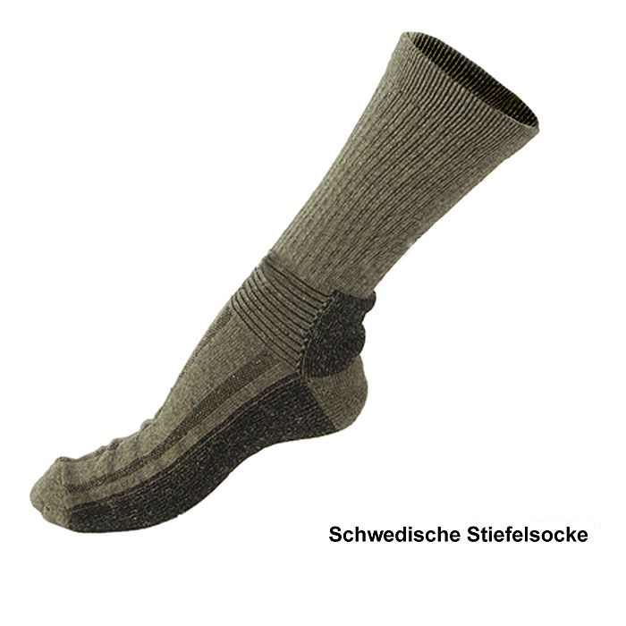 Schwedische Stiefelsocken, oliv A | oliv | 39, 40, 41, 42 | 42192-01-2