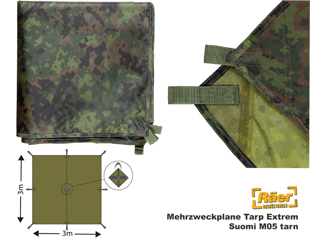 Bundeswehr Zeltbahnen, Tarnnetze, Planen kaufen | Räer BW & Outdoor