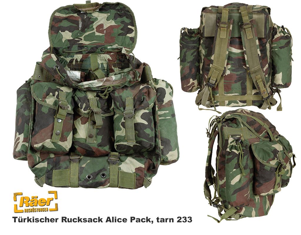 Bundeswehr Rucksäcke original Armee kaufen | Räer BW & Outdoor