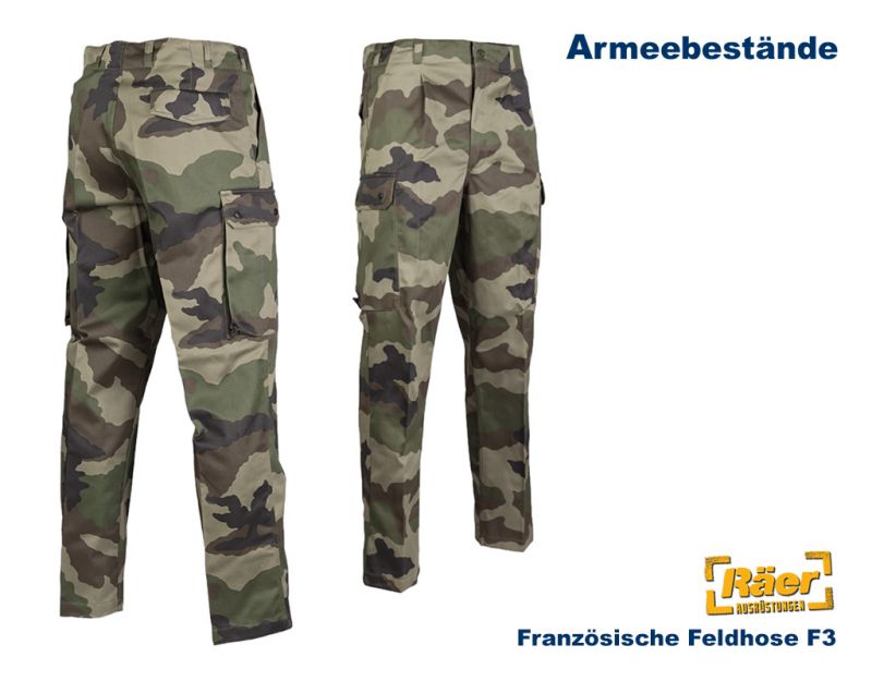 Französische Feldhose F3, tarn, Original Mat. A/B | variant-281246-24-080