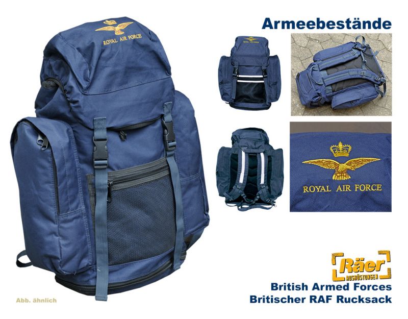 Britischer RAF Tagesrucksack "Royal Air Force" B | blau | 543850-03