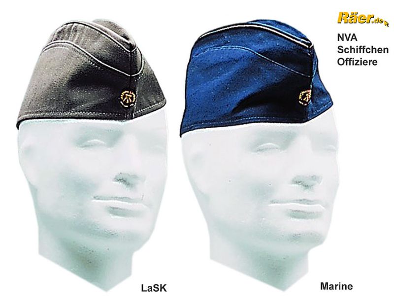 NVA Schiffchen Offiziere A | 55 | grau | 32860-07-55